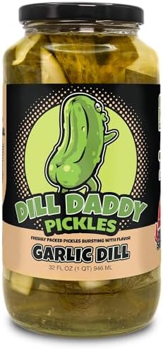 Amazon.com : Dill Daddy Pickles - 2 Pack (Garlic Dill), 32 Oz : Grocery ...