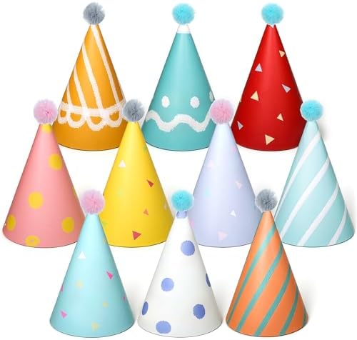Amazon.com: Alrhso Party Hats for Stuffed Animals, 10 Pcs Colorful ...