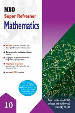 MBD SUPER REFRESHER MATHEMATICS - 10TH (E) (CBSE) : Amazon.in: Books