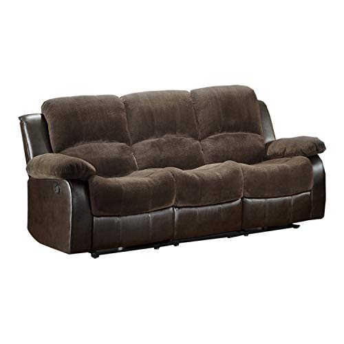 Brown Reclining Sofa, Lexicon | Get your best price at Tvrecliner.com