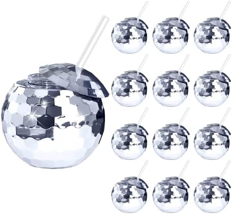 Amazon.com: ZHURUININ 12 PCS Disco Ball Cups, 20Oz Disco Party Cups ...