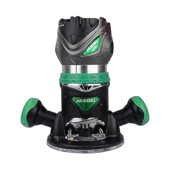 HIKOKI M12SCS9Z 12mm/8mm Collet Chuck Corded Router For Wood Carving ...