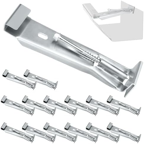 Roof Gutter Support Brackets 15 Pack, Rain Gutter Hangers Kit ...