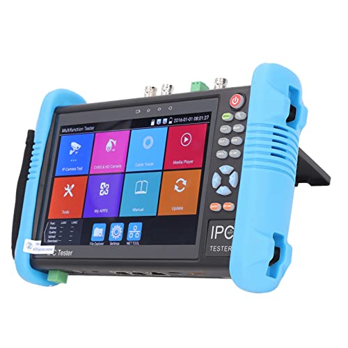 7in IP Camera Tester Dual Window Test IP and Analog Camera Test RJ45 ...