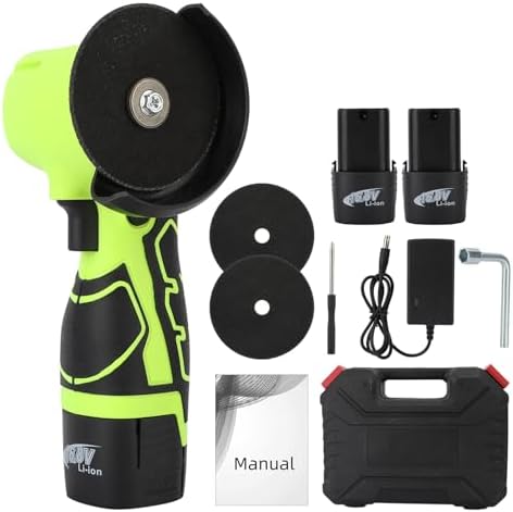 Luojuny Angle Grinder Power Tools, 18V Mini Angle Grinders, 75mm 550W ...