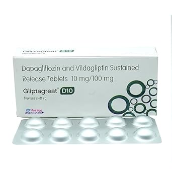 Gliptagreat D10 - Strip of 10 Tablets : Amazon.in: Health & Personal Care