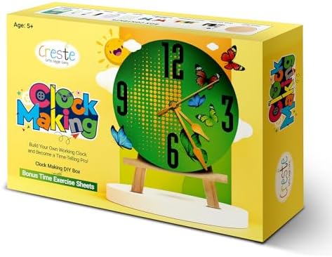 Buy Creste DIY Clock Making Educational Toy Kit for Kids | Fun and ...