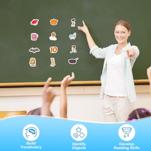 Snapklik.com : CVC Word Games, Phonics Games, 50 Foam Objects Fridge ...