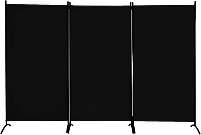 Amazon.com - Room Divider 3-Panel Privacy Screen, Portable Screen Steel ...