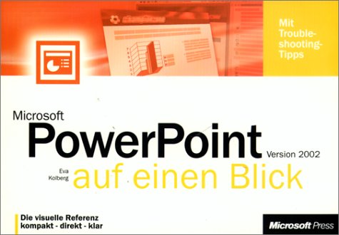 Amazon.com: Microsoft PowerPoint 2002 auf einen Blick: 9783860638910 ...