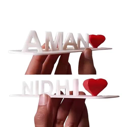 Amazon.com: Personalized 3D Printed Flip Name, Personalized 3D Printed ...