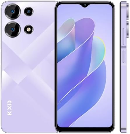 KXD Smartphone A10, 4GB+128GB, Red 4G, Dual SIM, Android 13 (Violeta ...
