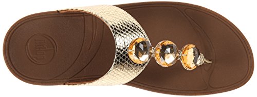 FitFlop Women's Petra Flip Flop, Pale Gold, 7 M US : Amazon.in: Fashion
