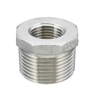 Amazon.co.jp: MIEテクノ ステンレス製 ねじ込式継手 ブッシング SUS304 50A×40A [2B×1:1/2B] : 産業・研究開発用品