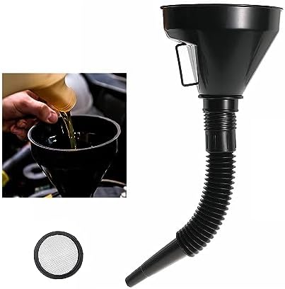 Amazon.com: Kewucn Wide Mouth Oil Funnel with Flexible Extension ...