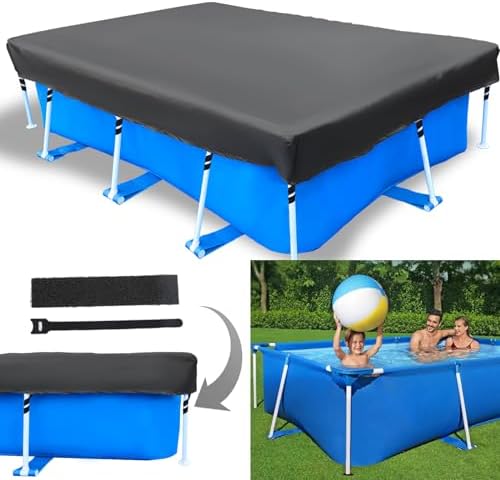 Amazon.com : 157in X 83in Rectangular Pool Cover 13 x 7 Frame Rectangle ...