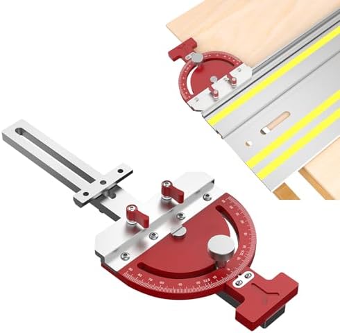 Adjustable Multi-angle Track Saw Guide,Standard Slot 3/4'' x 3/8 ...