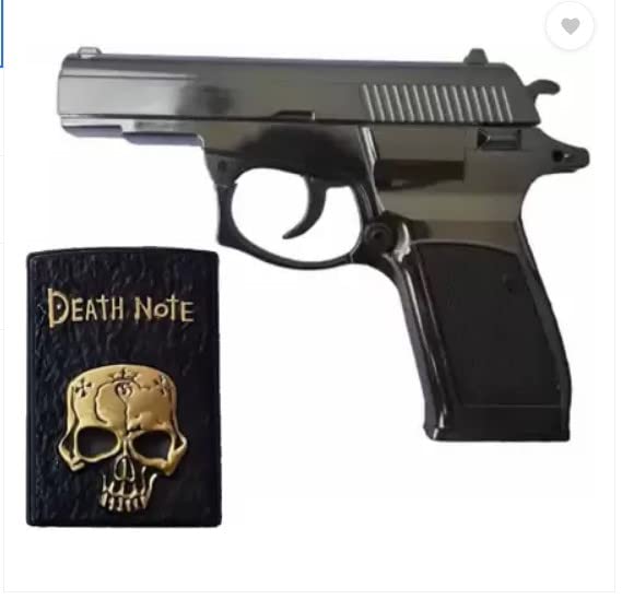 WBD Iron Flame Death Note And Z83 Gun Mouser Shaped Design Refillable ...