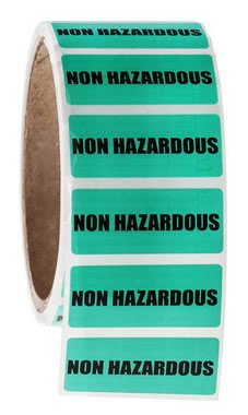 Non-Hazardous Labels, 1.75 x 0.75" 250/roll : Amazon.ca: Industrial ...