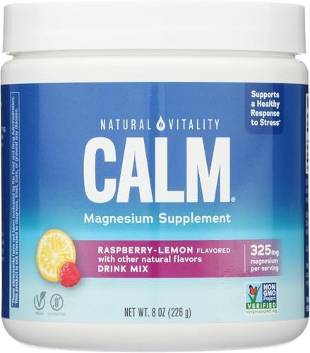 Amazon.com : Natural Vitality Calm, Magnesium Supplement, Anti-Stress ...