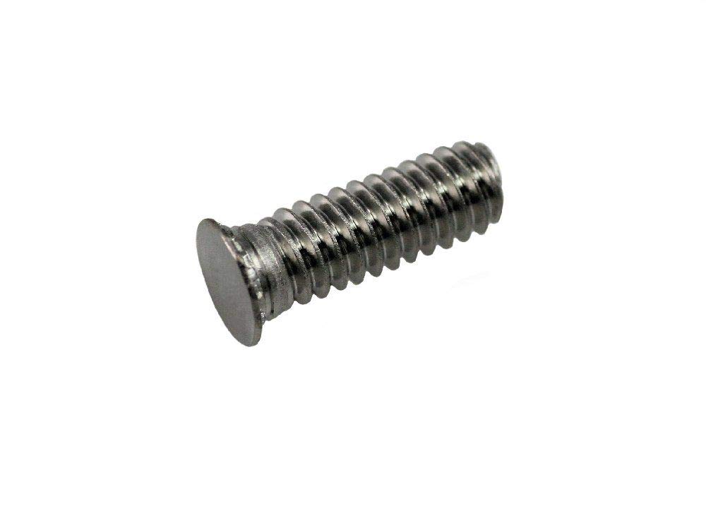 Unicorp EFHS-0420-24 Round Captive Stud Flush Threaded, 1/4-20 THD x 1. ...