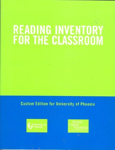 Reading Inventory for the Classroom: E. Sutton Flynt, Robert B. Cooter ...