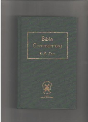 Bible Commentary - Volume 4: Jeremiah - Malachi: Zerr, E.M.: Amazon.com ...