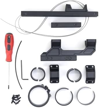 Amazon.co.jp: Holy Warrior LPVO スコープスイッチ マウントセット ブラック FJBV : おもちゃ