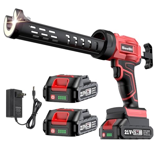 Snapklik.com : Cordless Caulking Gun2024 Upgraded, 21V Battery Powered ...