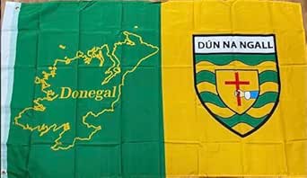 Donegal GAA Official Flag - 5 x 3 FT - 100% Polyester With Eyelets ...