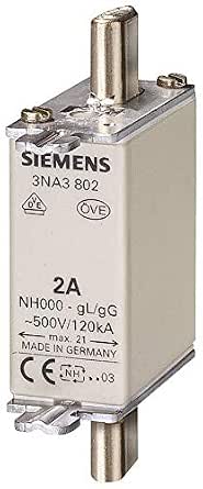 3NA3 824 | 3NA3824 | SIEMENS V HRC FUSE ELEMENT, NH000, IN: 80 A, GG ...