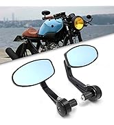Amazon.com: DREAMIZER Motorcycle Rear View Mirror - 7/8" 10MM Handlebar ...