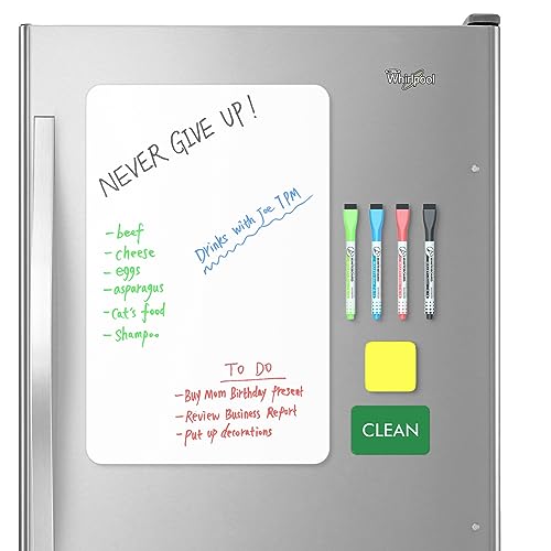 Snapklik.com : Magnetic Whiteboard Fridge Dry Erase Board: HOMiDEK ...