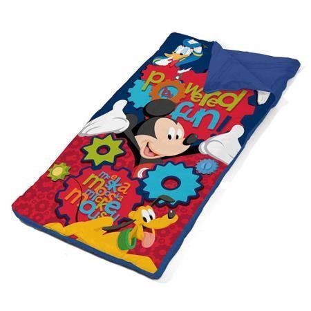 Disney Mickey Mouse Slumber Set/Nap Mat With Bonus Sling Bag : Amazon ...