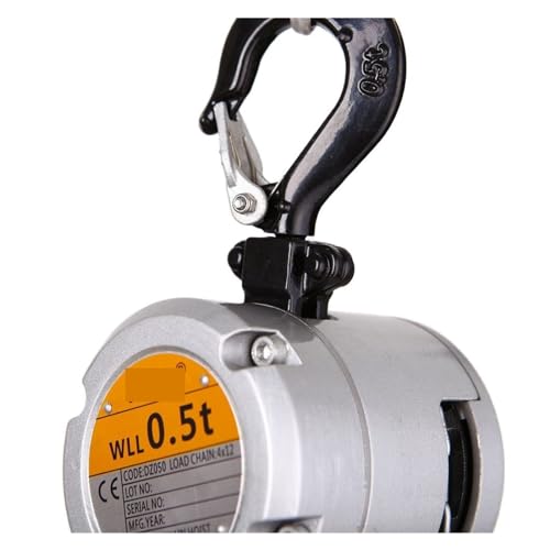 Manual Hand Winch, Mini Hand Chain Hoist Hook Mount 0.25/0.5 Ton ...
