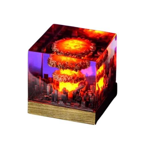 Amazon.com: Atomic Bomb Resin Lamp, Nuke Fallout Light, Nuke Bomb ...