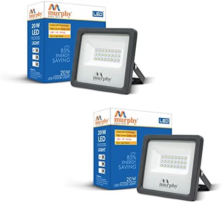 Murphy Genxt LED 30W LED Flood Light, IP65 Rated Outdoor Light Pack of ...