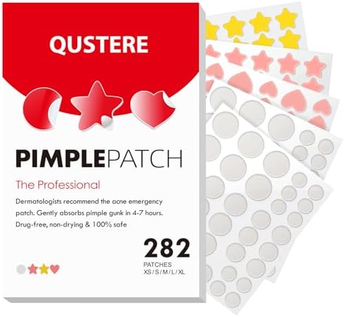 Amazon.com: QUSTERE Pimple Patches for Face, Acne Patches Hydrocolloid ...