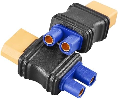 Amazon.com: ZHOFONET XT60 Male to EC3 Female Connector,2 pcs XT60-EC3 ...
