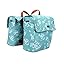 Amazon.com: TOURBON Canvas Bike Bags Rear Rack Roll-up Bicycle Panniers ...