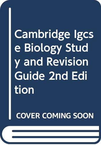 Cambridge IGCSE Biology Study and Revision Guide 2nd edition | Amazon ...
