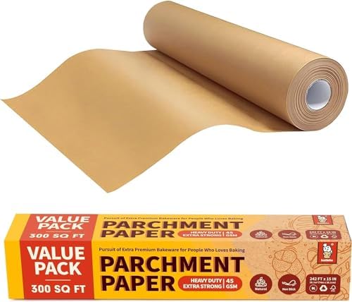Kirkland Signature Non Stick Parchment Paper 205 sq ft (Twin Pack ...