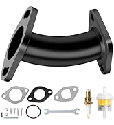 Amazon.com: XIKOBY Mini Bike Exhaust Pipe Header Kit Compatible with ...