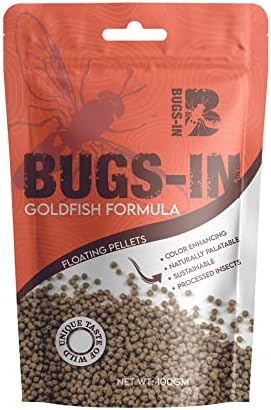 BUGS-IN Goldfish Food Formula Floating Pellets, Sustainable Processed ...