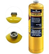 Super Total Fire Blow Torch Kit and 2 x Mapp+ Gas Cylinder | Blowtorch ...