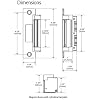 HES 4500C Electric Strike Complete Pac, accommodates Cylindrical or ...