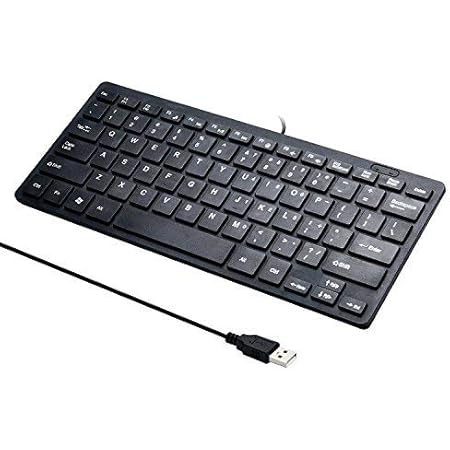 Amazon.com: SR Mini Keyboard Wired Thin Light 78 Keys USB Multimedia ...