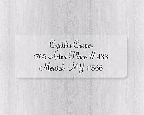 Amazon.com: 60ct - Return Address Clear Transparent Wedding Invitation ...