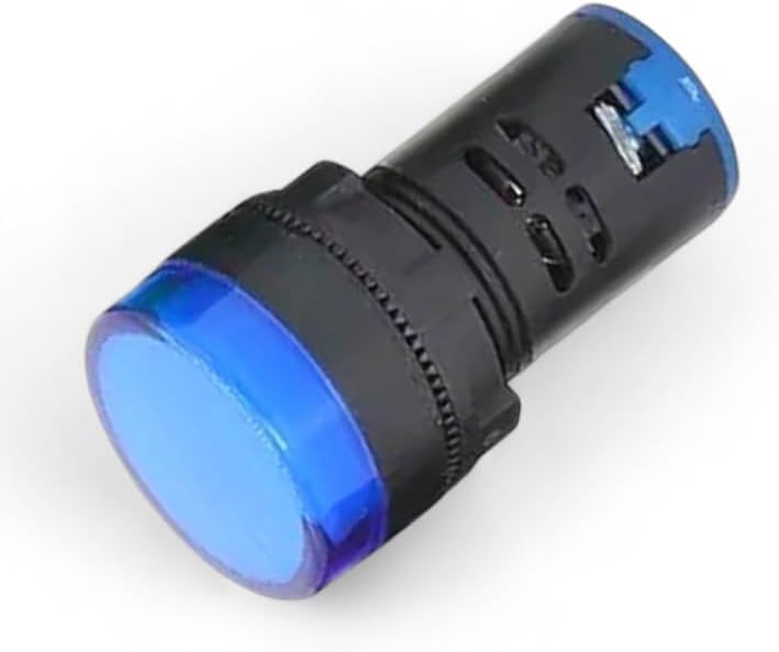 12V 22mm Blue LED Signal Indicator Light Lamp for Automotive Use ...