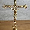 Amazon.com: BC Catholic Metal Standing Crucifix, Jesus Christ Cross for ...